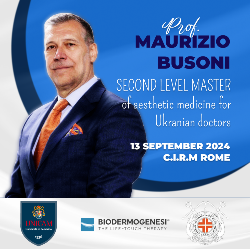 SECOND LEVEL MASTER FOR UKRANIAN DOCTORS AT C.I.R.M | Biodermogenesi® - English